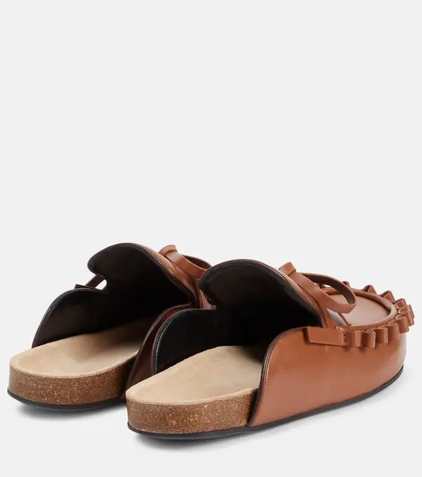 JW Anderson Ruffled Leather Mules