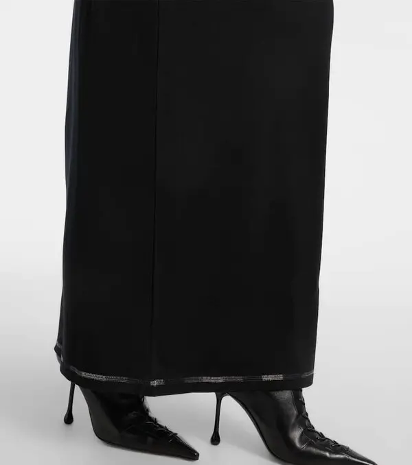JEAN PAUL GAULTIER Printed Jersey Maxi Dress