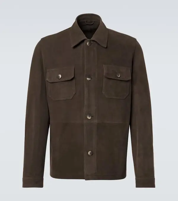 Frescobol Carioca Ravi Suede Overshirt