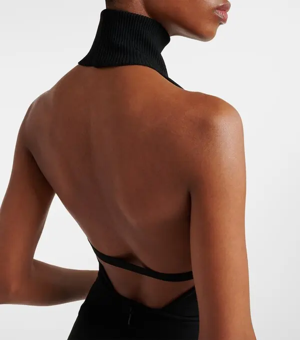 Max Mara Apogeo Knitted Turtleneck Bodysuit