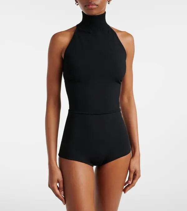 Max Mara Apogeo Knitted Turtleneck Bodysuit