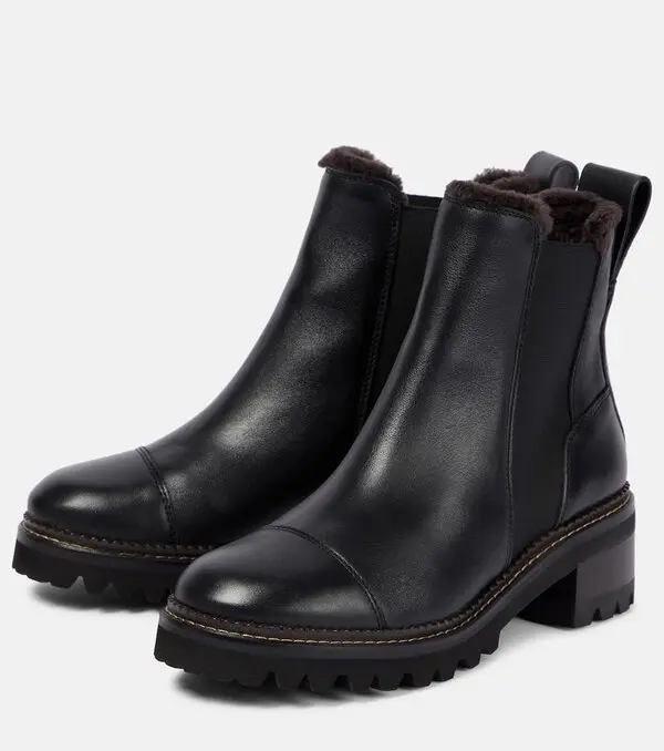 See By Chloé Mallory Leather Chelsea Boots