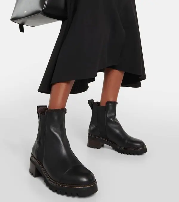 See By Chloé Mallory Leather Chelsea Boots