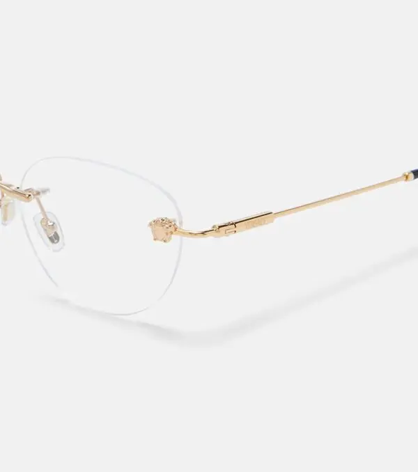 Versace Round Frame Glasses