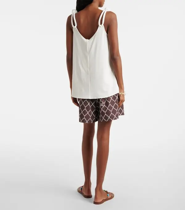 Max Mara Faida Gathered Jersey Top