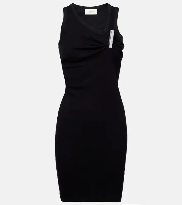 Coperni Washing Clip Jersey Minidress