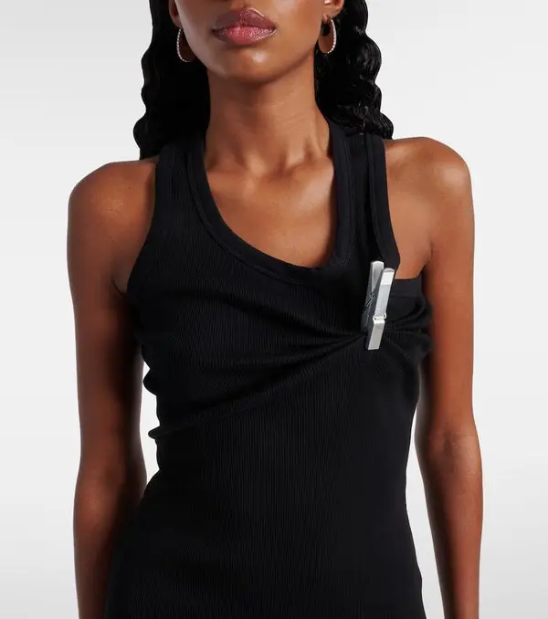Coperni Washing Clip Jersey Minidress