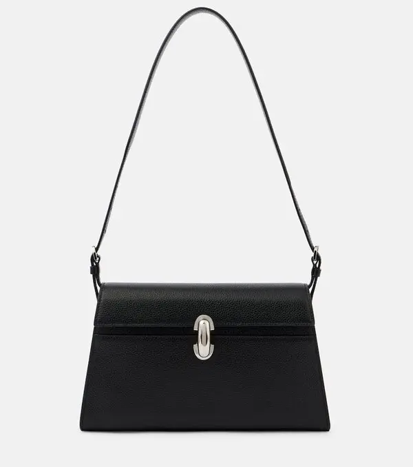 Savette Symmetry 26 Leather Shoulder Bag - Black