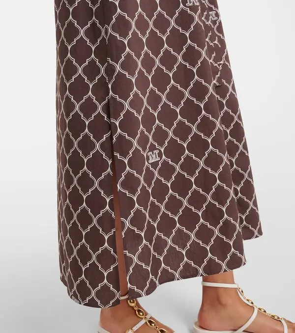 Max Mara Daniel Printed Cotton Shirt Dress