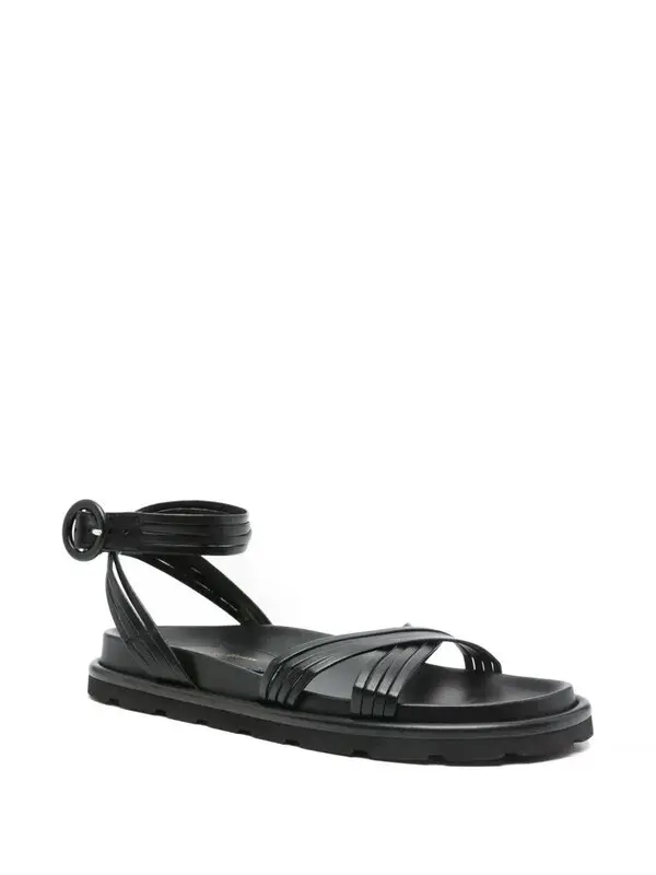 GIANVITO ROSSI Leather Flat Sandals