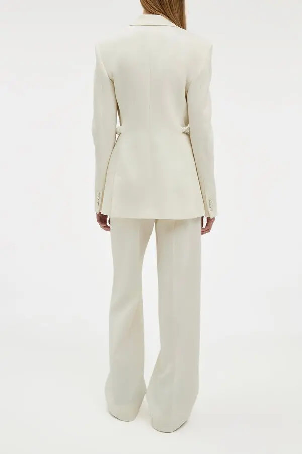 Gabriela Hearst Epona Chain Blazer In Recycled Virgin Wool