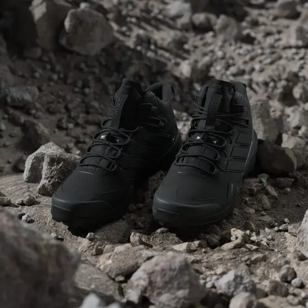 Adidas Terrex Skychaser Mid Hiking Shoes - Core Black / Core Black / Carbon