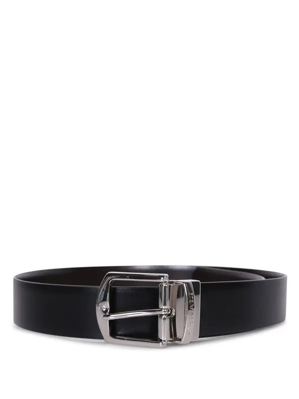 Canali Leather Belt - Black