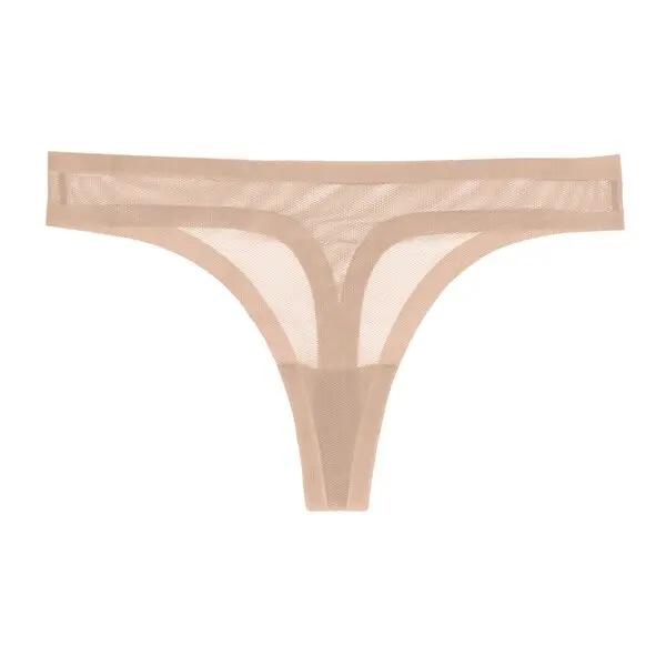 EBY Sheer Thong Panties, Seamless