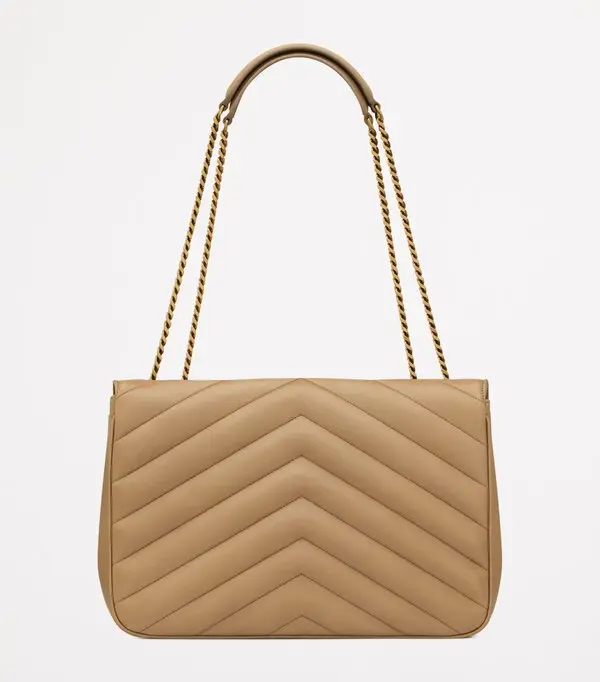 Saint Laurent Large Loulou Shoulder Bag - Brown