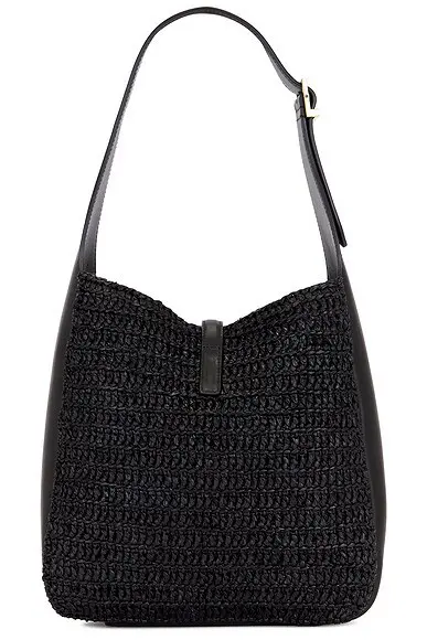 Saint Laurent Small Le 5 A 7 Hobo Bag - Nero