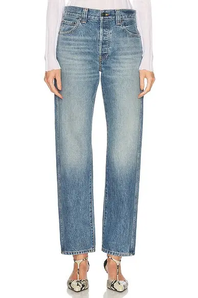 Khaite Callum Straight Leg Jeans