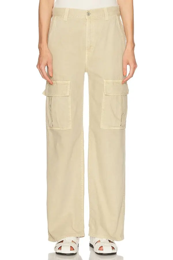 HAIKURE Charlize Twill Cargo Pant - Barley