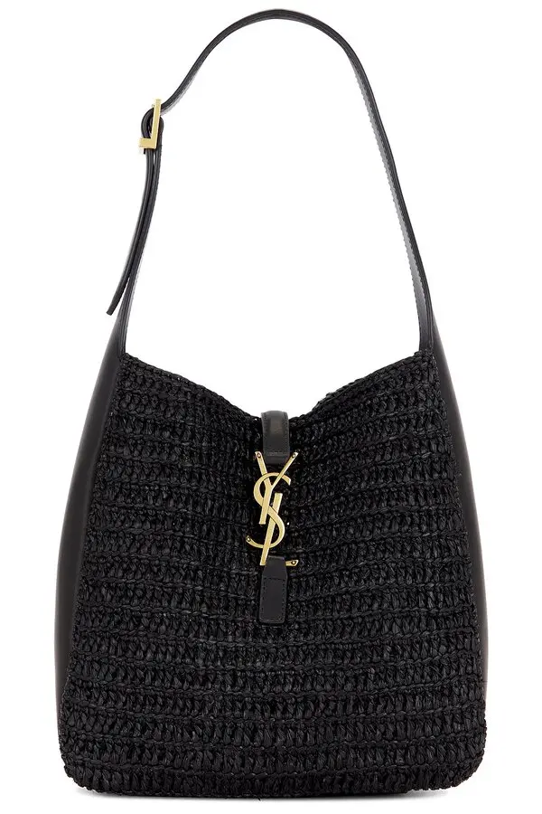 Saint Laurent Small Le 5 A 7 Hobo Bag - Nero