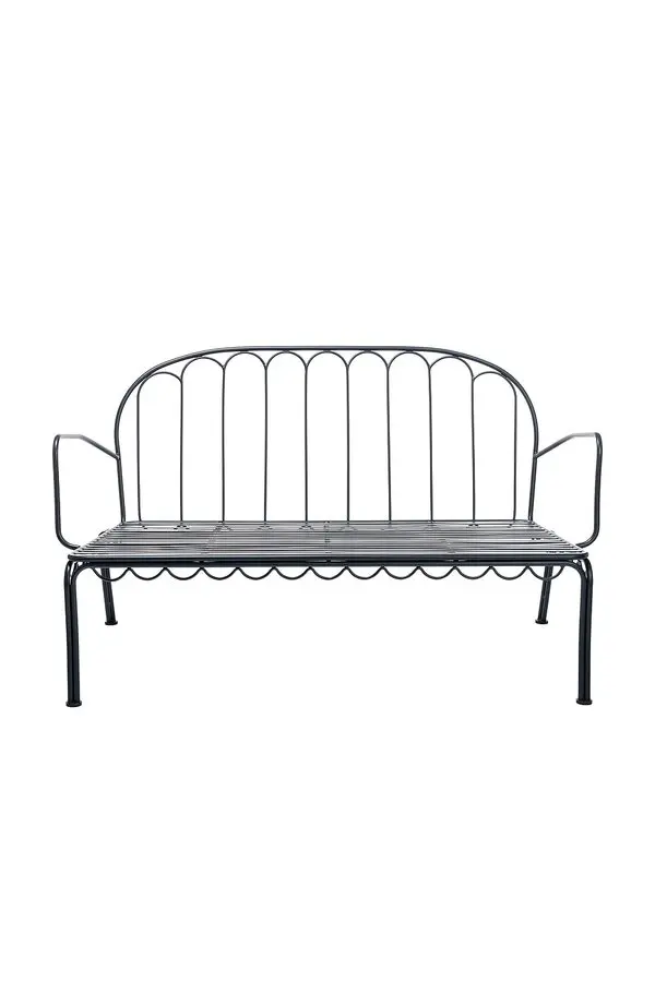 BUSINESS & PLEASURE Al Fresco Love Seat - Vintage Black