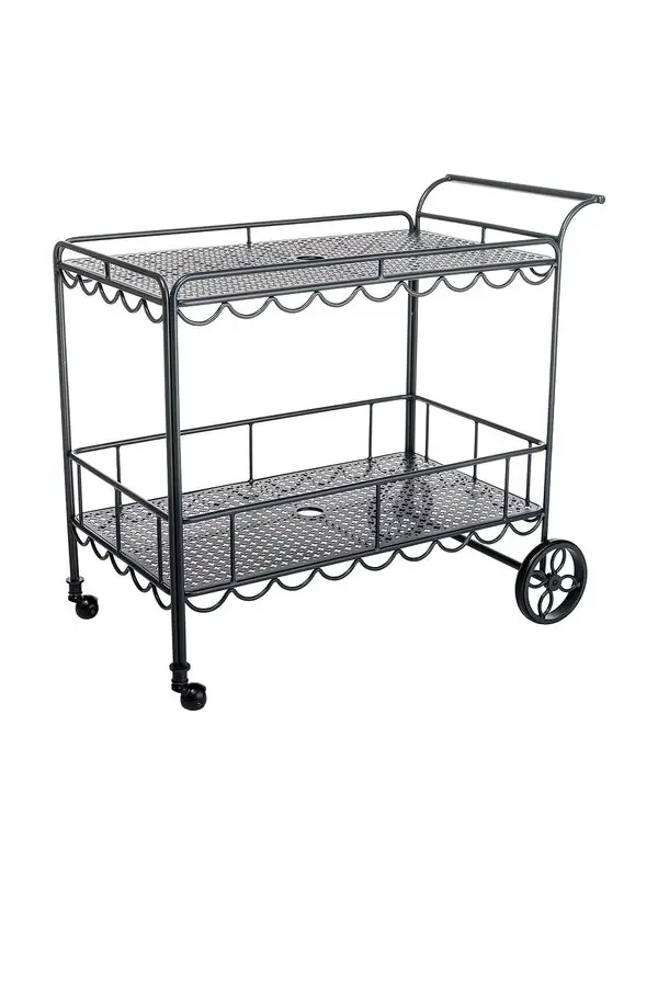 BUSINESS & PLEASURE Al Fresco Bar Cart - Vintage Black