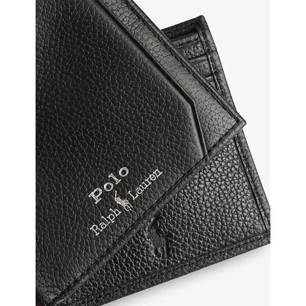 Polo Ralph Lauren Billfold Medium Leather Wallet - Black