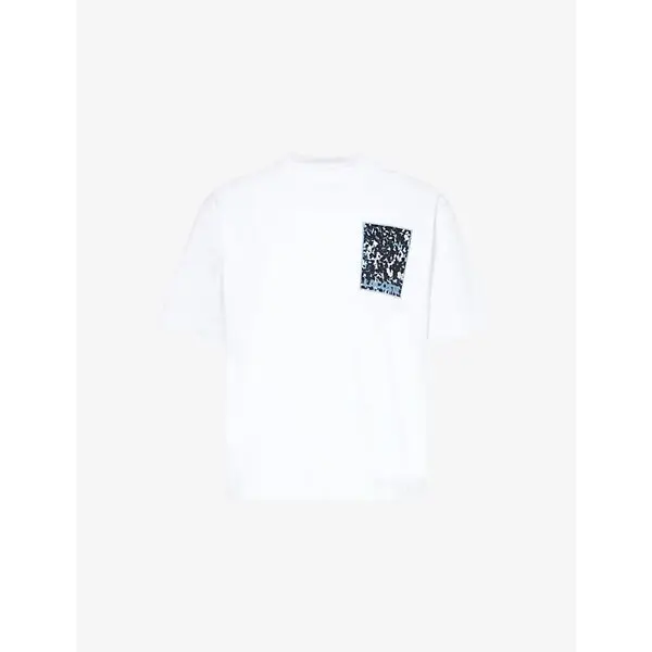 Lacoste Brand-patch Crew-neck Cotton-jersey T-shirt Xxl