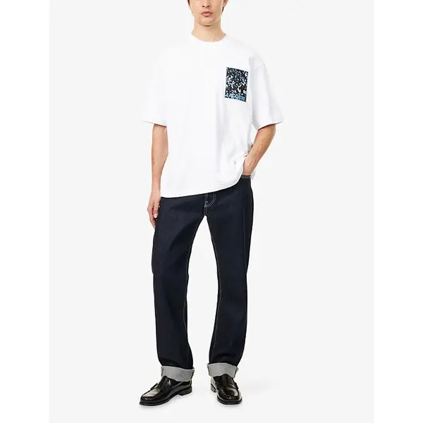 Lacoste Brand-patch Crew-neck Cotton-jersey T-shirt Xxl