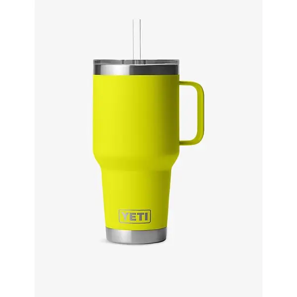 YETI Rambler 35oz Stainless-steel Straw Mug 994ml - Fire Fly Yellow