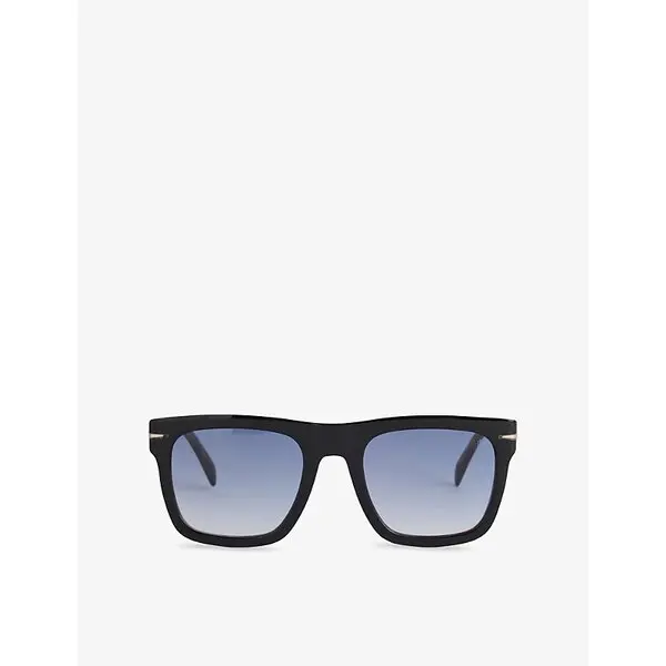 DB EYEWEAR BY DAVID BECKHAM 7000/s Square-frame Sunglasses - Black Havana