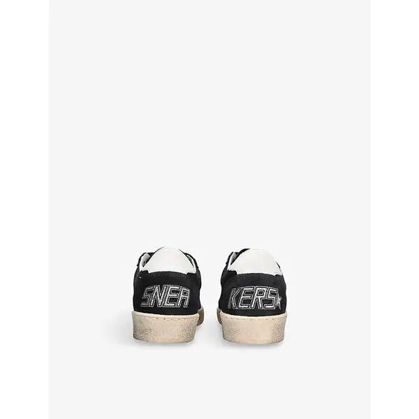 GOLDEN GOOSE Ball Star Suede Low-top Sneakers - Navy