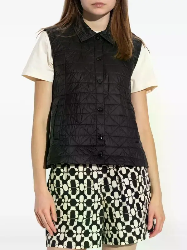 Moncler Quilted Vest - Black