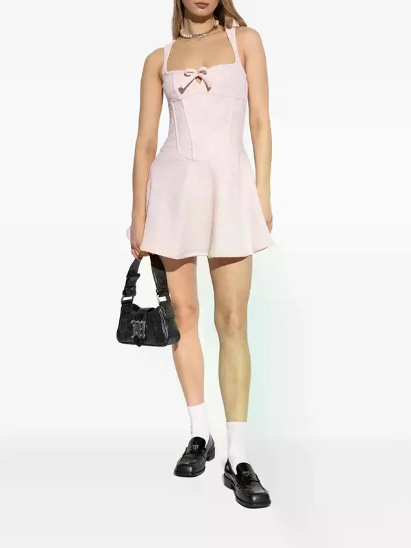 MISBHV Bow-embellishment Mini Dress