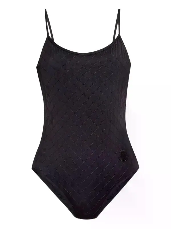 Moncler Open-back Swimsuit - Black