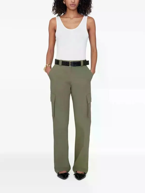 ANINE BING Dayton Cargo Trousers - Green