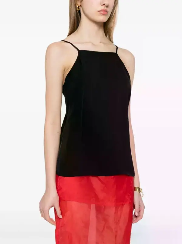 TWINSET Square-neck Tank Top - Black