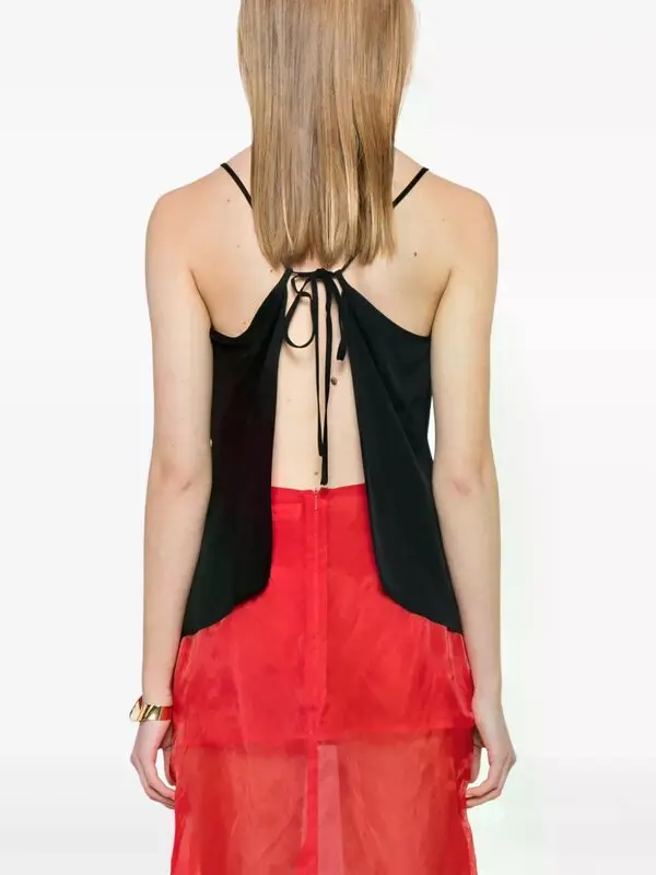 TWINSET Square-neck Tank Top - Black
