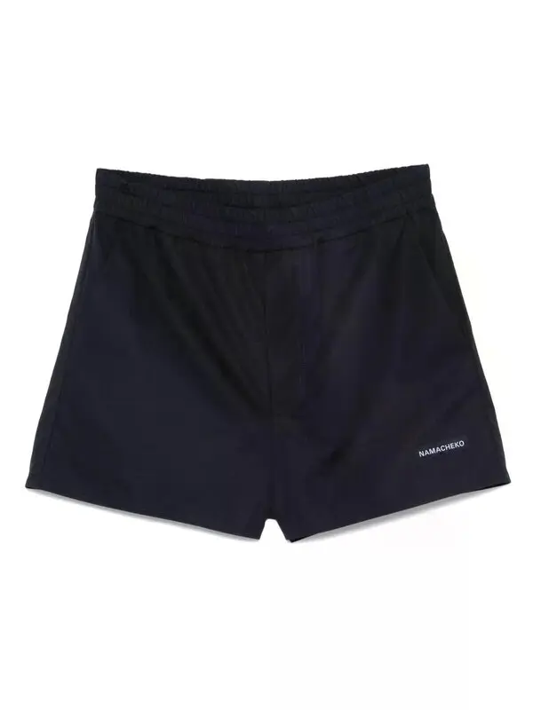 NAMACHEKO Logo-patch Shorts