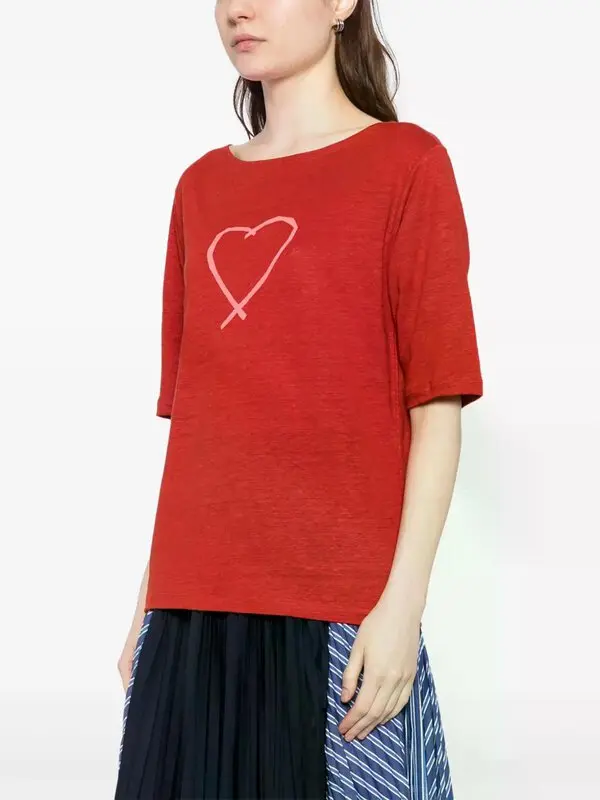 AGNES B. Sarajevo Heart Printed T-shirt