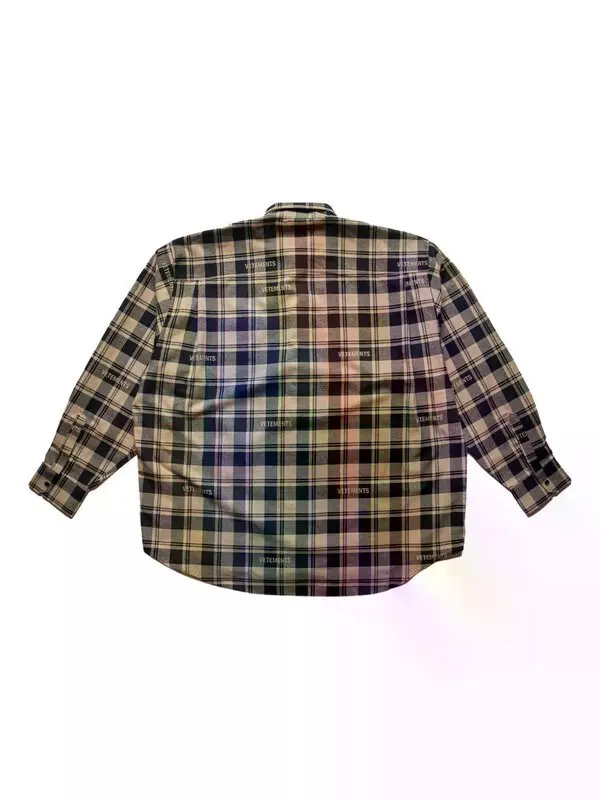 Vetements Plaid Shirt