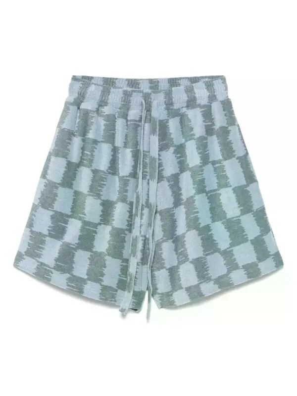BONSAI Checkerboard Shorts - Blue