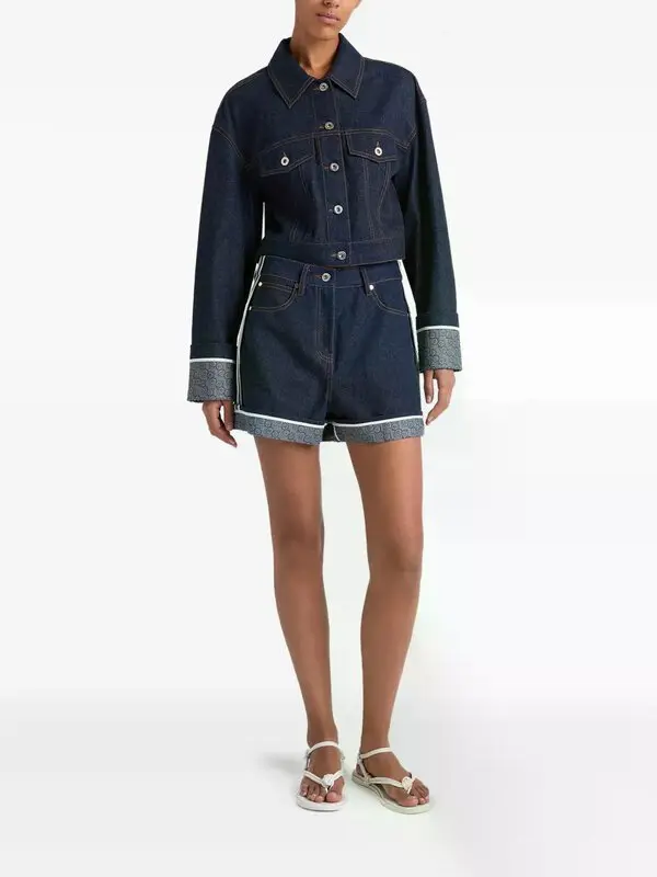 Ports 1961 P-logo Denim Shorts