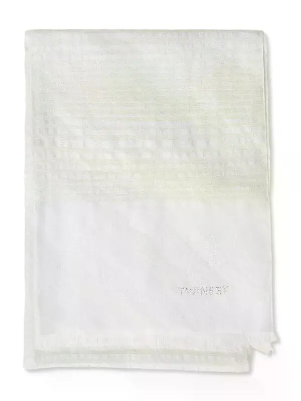 TWINSET Textured-weave Scarf - White