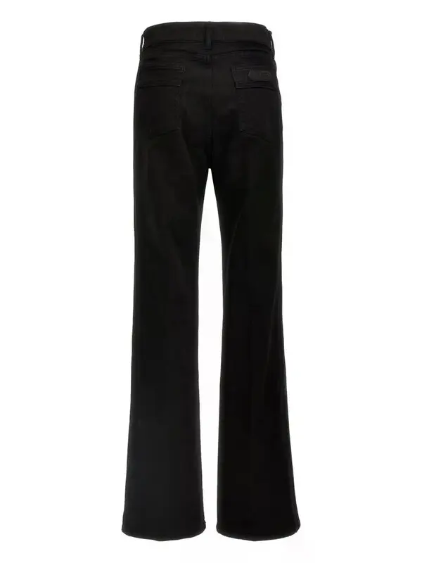 TOM FORD Cotton Wide Leg Jeans - Black