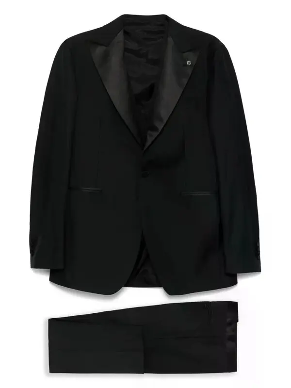 Tagliatore Single-breasted Dinner Suit - Black