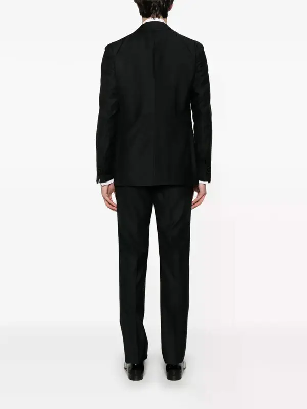 Tagliatore Single-breasted Dinner Suit - Black