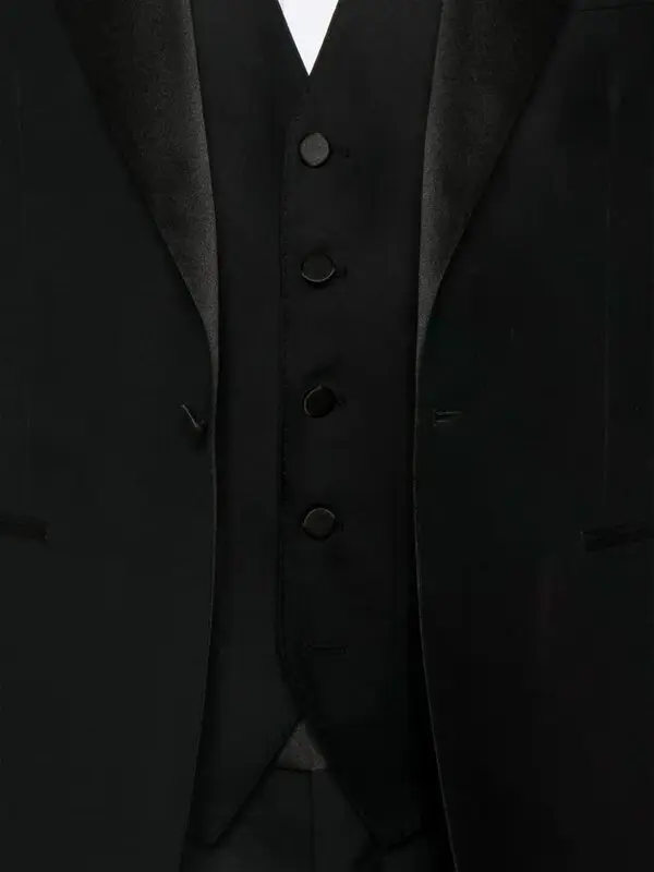 Tagliatore Single-breasted Dinner Suit - Black