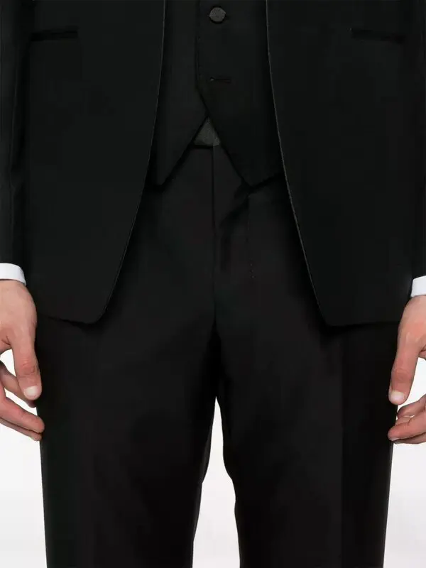 Tagliatore Single-breasted Dinner Suit - Black