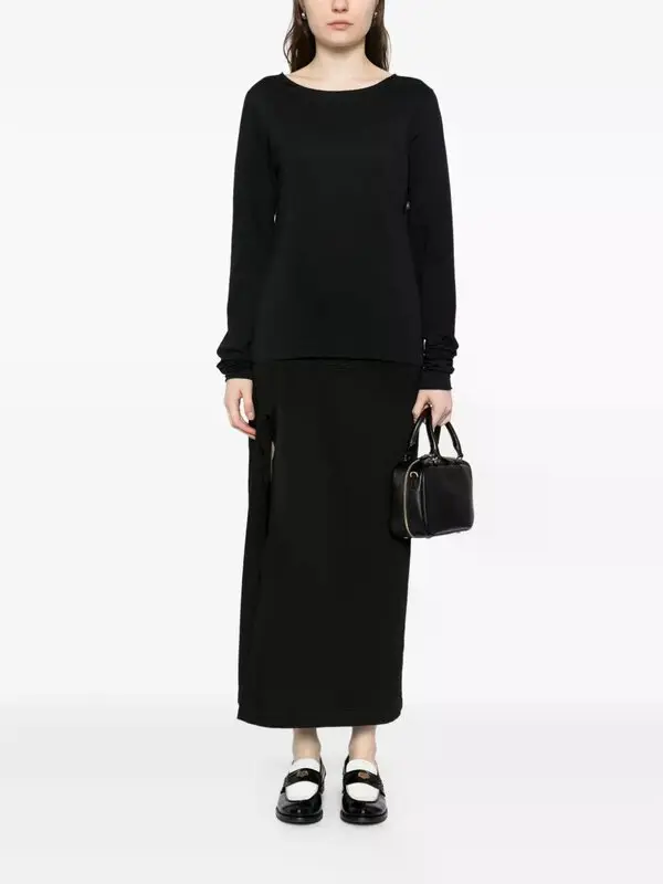 AGNES B. Long-sleeved T-shirt - Black