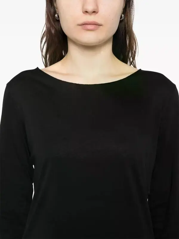 AGNES B. Long-sleeved T-shirt - Black